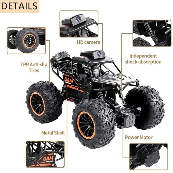 Remote Control Off-Road Truck with HD Camera – SnappifyStore